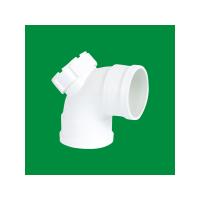 China UPVC Drain Pipe Elbow Joint Sewer And Drain Pipe Fittings Dn160x110mm Heat Resistance for sale