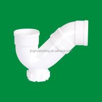 China White 20mm-110mm PVC Plumbing Fittings Din10 Din16 Plastic Pipe Connectors for sale