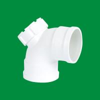 China Corrosion Resistant Customization Grey Plastic Pipe Fittings For Industrial Building for sale