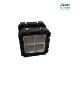 China Black Thickened Power Grille PE Pipe Fittings Plastic Pipe Support Brackets For Construction Industry for sale