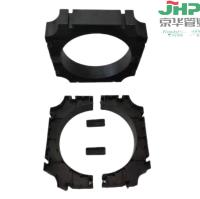 China Black Thickened Power Grille PE Pipe Fittings Plastic Pipe Support Brackets For Construction Industry for sale