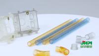 China Household Lead Free Power Cable Pipe Electrical Pipe Conduit 1mm-5mm Thickness for sale