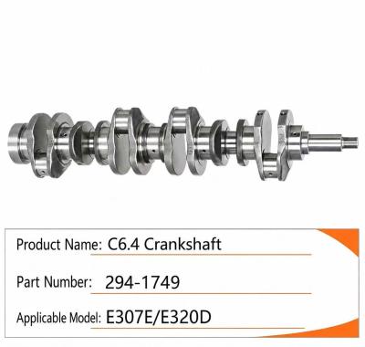 China C6.4 Forged Steel Crankshaft 294-1749 Engine Crankshaft for CAT307E / CAT320D for sale