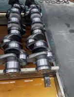 China Forged Steel 42CrMo 6D95 Engine Crankshaft 6206-31-1110 / 6207-31-1110 Fits Komatsu PC200 for sale
