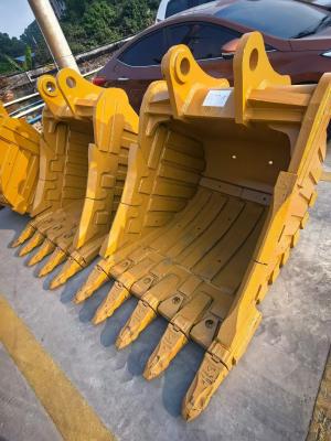 China CAT320 Mining Excavator Bucket 1.2CBM with Diamond Teeth Tooth Holder for sale