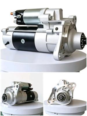 China Isuzu 6HK1 Excavator Starter Motor 24V 11T for ZAX370 Construction Excavator for sale