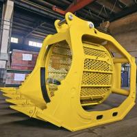China CAT E330 Excavator Rotary Screening Bucket Hydraulic Rotating Sieve Bucket for sale