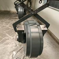 China PC300 PC360 Excavator Idler Wheel Mine Forged Idler Roller Track Guide Wheel for sale