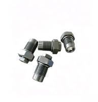China Hydraulic Breaker Nitrogen Charging Valve Excavator Rock Hammer Gas Fitting for sale