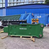 China SB50 Straight Type Hydraulic Rock Breaker Straight Hydraulic Hammer for 10–12 Ton Excavator for sale