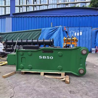 China SB50 Straight Type Hydraulic Rock Breaker Straight Hydraulic Hammer for 10–12 Ton Excavator for sale