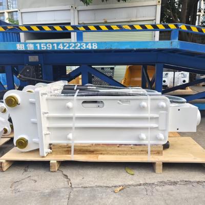 China SB50 Straight Hydraulic Breaker 100mm Chisel   10-12 Ton Excavator Heavy Duty Rock Breaking Hammer for sale
