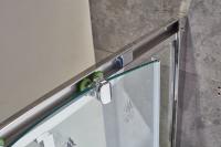 China Small Tempered Glass Corner Shower Cubicle OEM ODM for sale