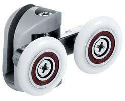 China 23-26mm Wheel Plastic Sliding Door Rollers Runner For Shower Door for sale