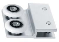 China Aluminum Hanging Sliding Door Rollers 22-26mm Wheels Diameter for sale