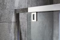 China Square Sliding Shower Cubicle Polished Bathroom Glass Cubicle for sale