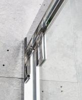 China Square Sliding Shower Cubicle Polished Bathroom Glass Cubicle for sale