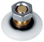 China Non Standard PVC Nylon Sliding Door Rollers For 6-12MM Glass Window for sale