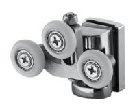 China Stainless Steel Rv Shower Door Roller Replacement Parts For 6/8cm Glass Door for sale
