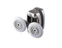 China Shower Screen PVC Sliding Glass Door Rollers Replacement Polished for sale