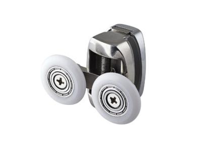 China Shower Screen PVC Sliding Glass Door Rollers Replacement Polished for sale