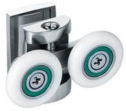 China Heavy Duty Sliding Glass Door Rollers Shower Door Wheels 25mm for sale
