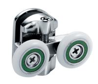 China ODM Shower Enclosure Sliding Glass Door Rollers With 22-26mm Wheel for sale