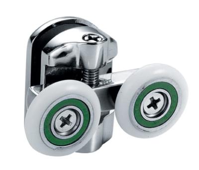China ODM Shower Enclosure Sliding Glass Door Rollers With 22-26mm Wheel for sale
