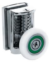 China Special PVC SS304 Home Bathroom Door Rollers / Shower Door Bottom Rollers for sale