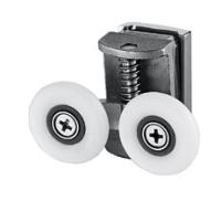 China OEM Heavy Duty Shower Door Rollers / Glass Sliding Door Roller With Bearing Wheels for sale
