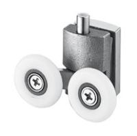 China Smooth Shower Bathroom Sliding Glass Door Rollers Universal 30kg Stress Capacity for sale