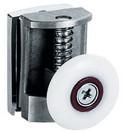 China Polished SS304 Metal Sliding Door Rollers Replacement 5mm Width For Shower Door for sale