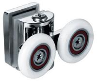 China 304 Stainless Steel Quadrant Shower Door Rollers Shower Enclosure Runners for sale