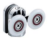 China Diameter 23-26mm Zinc alloy Metal Sliding Door Rollers Wheels 2 Years Warranty for sale