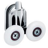 China Diameter 23-26mm Zinc alloy Metal Sliding Door Rollers Wheels 2 Years Warranty for sale