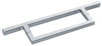 China Square Tube Frameless Shower Door Handles Square Tube Shower Pull Handle ODM for sale