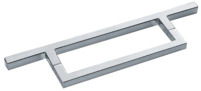 China Square Tube Frameless Shower Door Handles Square Tube Shower Pull Handle ODM for sale