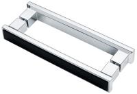 China Plastic Shower Cubicle Door Handles SS304 Shower Door Handles 145mm Hole Distance for sale