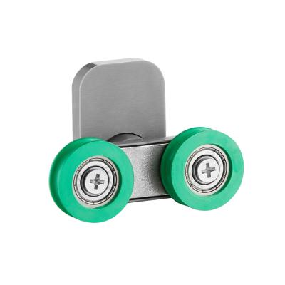 China Grooved Sliding Glass Door Wheel Replacement Shower Door Rollers 23mm for sale