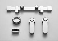 China Special PVC 10*30 Tube Silent Sliding Door Roller Hanging Pulley Wheel Set for sale