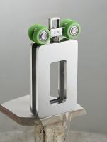 China 304 SS Hanging Sliding Door Wheels 80kg Capacity Shower Cubicle Door Rollers for sale