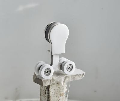 China 6-12MM Acr Glass Silent Sliding Door Roller Hanging Pulley for sale