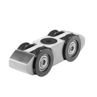 China Polished Hanging Wheel Sliding Door Buffer Soft Close System OEM 50-60kg Capacity for sale