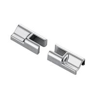 China Polished Plastic Bathroom Glass Door Fittings Hardware For Proof Water Series for sale