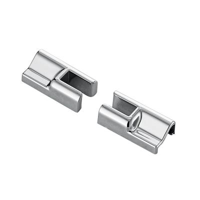 China Polished Plastic Bathroom Glass Door Fittings Hardware For Proof Water Series for sale