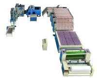 China Interling Soft Thermo Bonded Non Woven Wadding Production Line Plant for sale