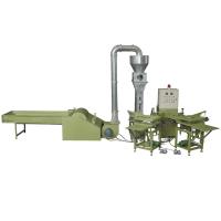 China Microfiber Soft Goose Down Effect Pillow Filler Machine Wool Cotton Waste Fiber Opener for sale