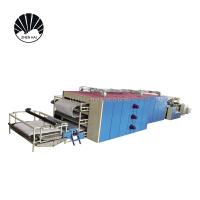 China Nonwoven Spray Polyester Fiber Pet Wadding Production Line 80kg H for sale