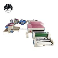 China Paper Clothing Quilt Jacket PET Wadding Production Line Unit for sale