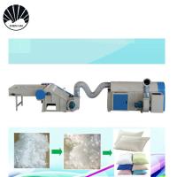 China Cotton Polyester Pearl Ball Fiber Machine Carder Pillow Machinery 150KG H for sale